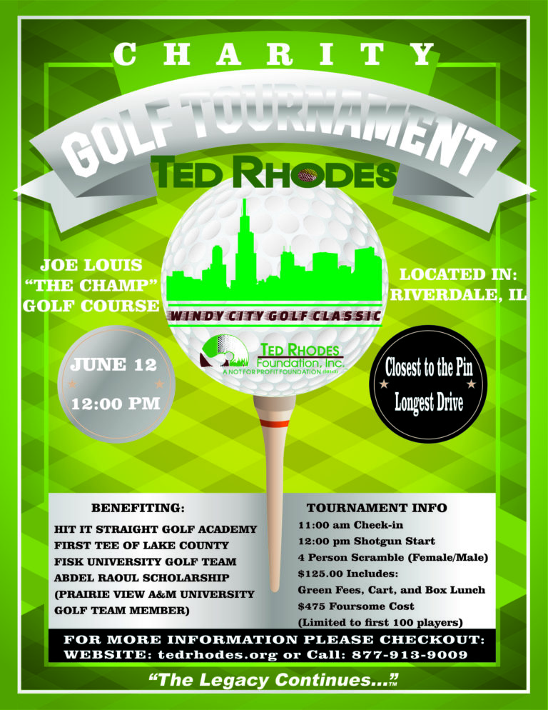 Ted Rhodes Windy City Golf Classic - Ted Rhodes Foundation, Inc.