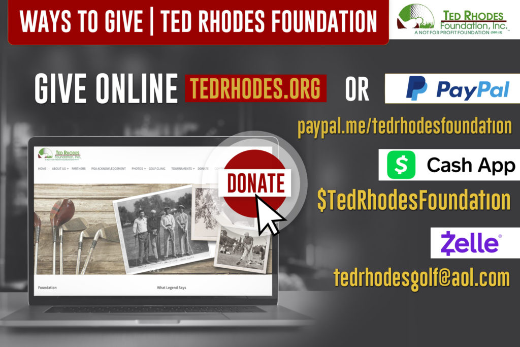 DONATE - Ted Rhodes Foundation, Inc.